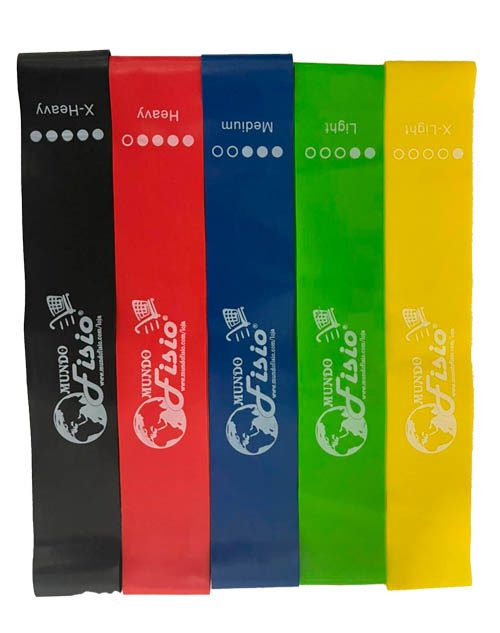 Kit Mini Band com 5 Unidades - Mundo Fisio